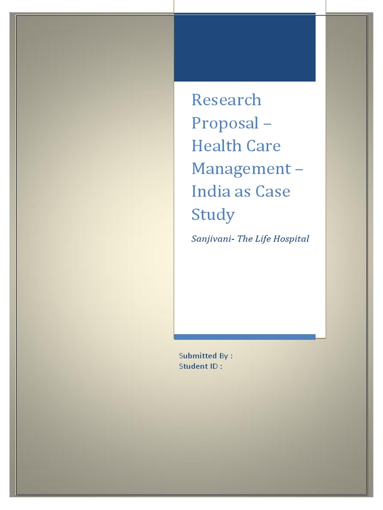 Research Proposal - Health Care | PDF | Health Maintenance Organization ...