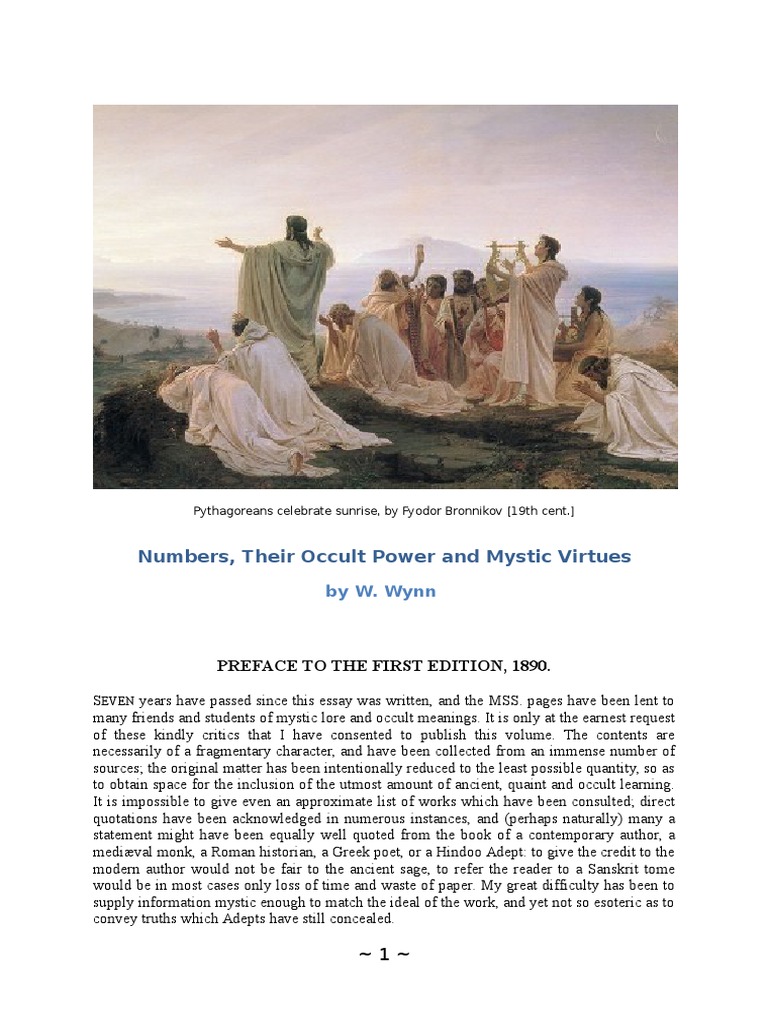 Mystic Numbers & Pythagorean Lore | PDF | Pythagoras | Serpents In The ...