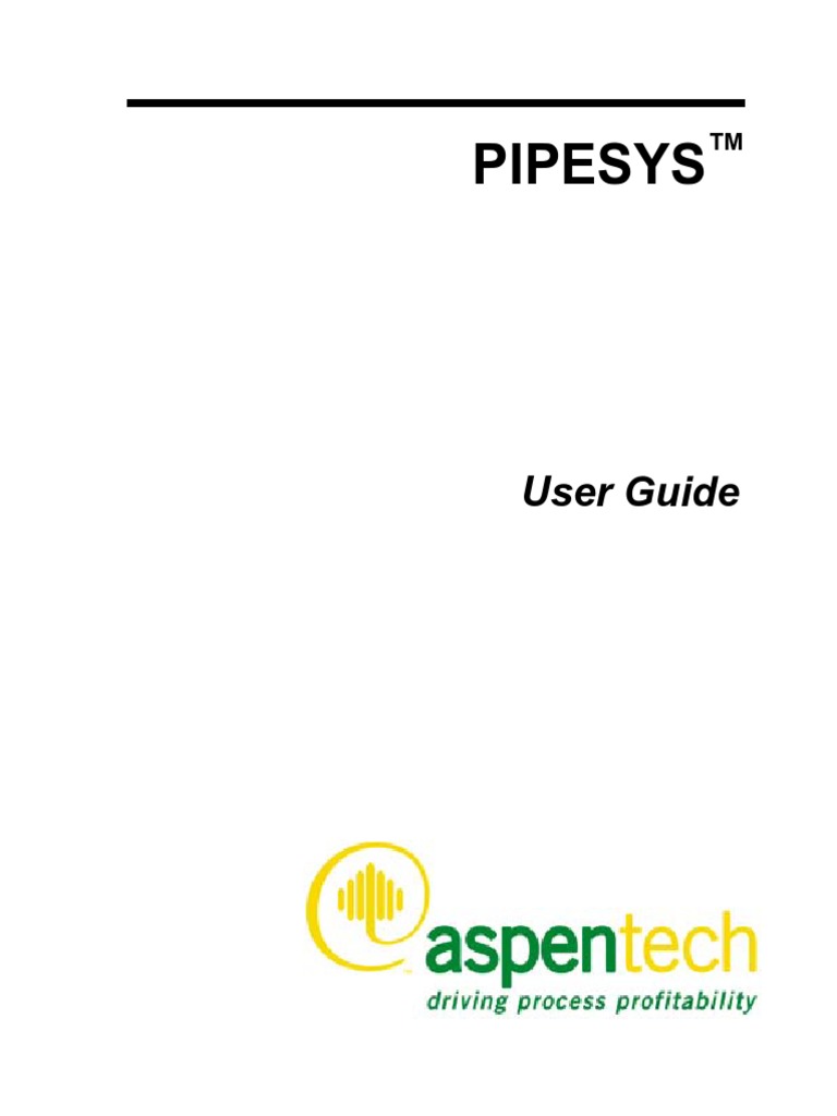 PipeSYS (UserGuide) | PDF
