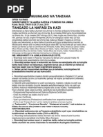 Mifano Ya Barua Rasmi Ya Kuomba Kazi | PDF