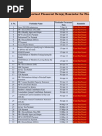 Statutory Payment Due Dates Chart | PDF | Government Finances | Taxes