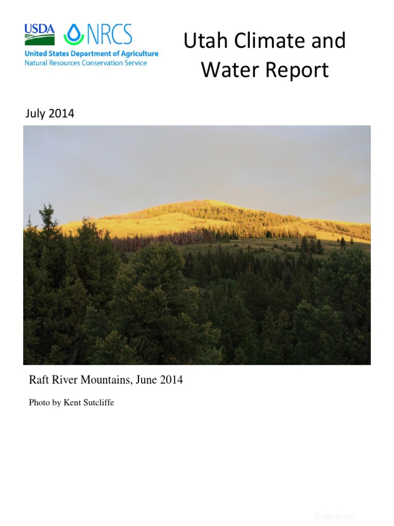 Utah Climate & Water Update | PDF | Rain | Natural Resources ...