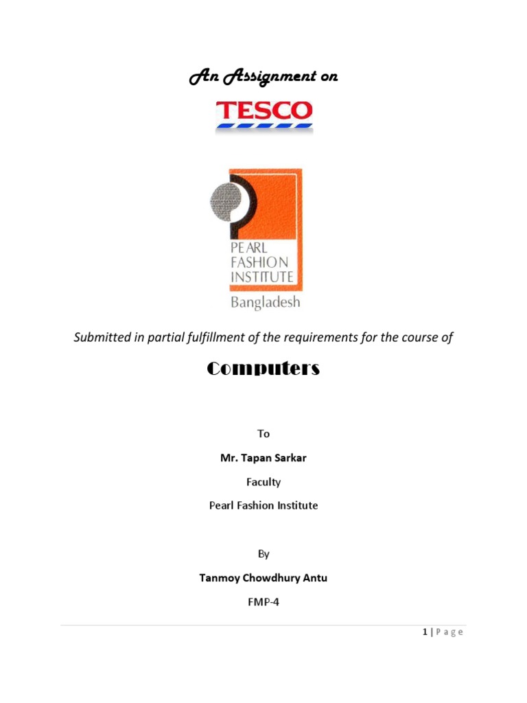 Computers | PDF | Tesco | Grocery Store