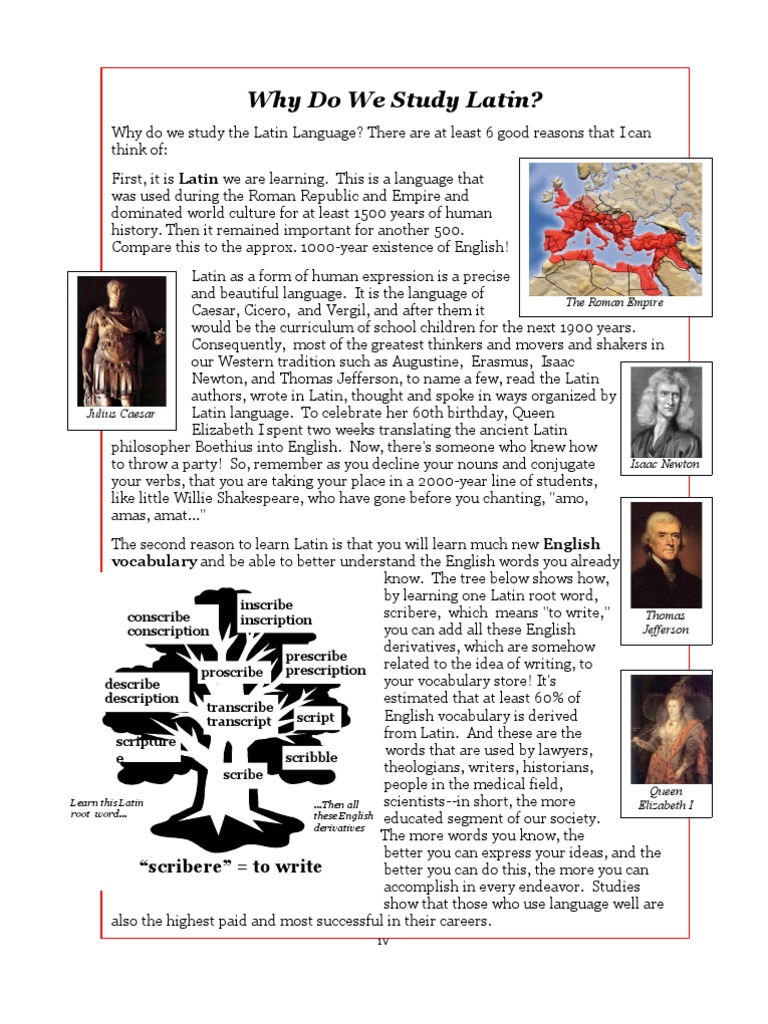 Why Study Latin 3 | PDF