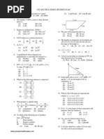 CXC Mathematics Paper 1 | PDF | Geometry | Space