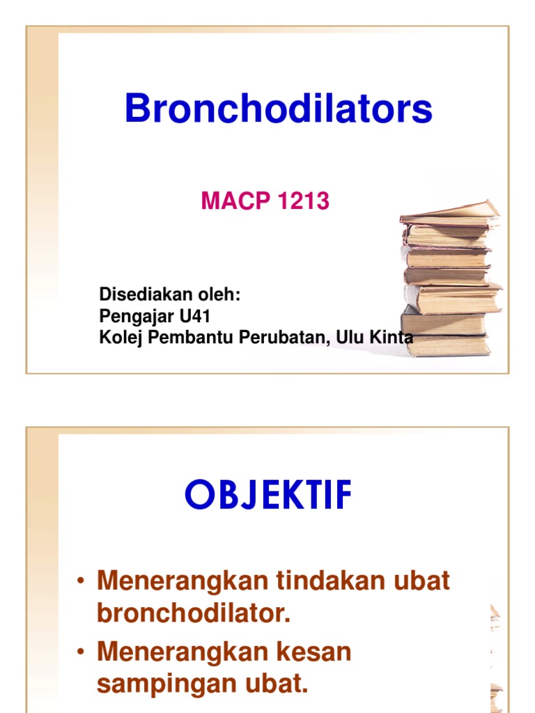 Panduan Lengkap Bronkodilator | PDF | Penyakit Paru Obstruktif Kronis ...