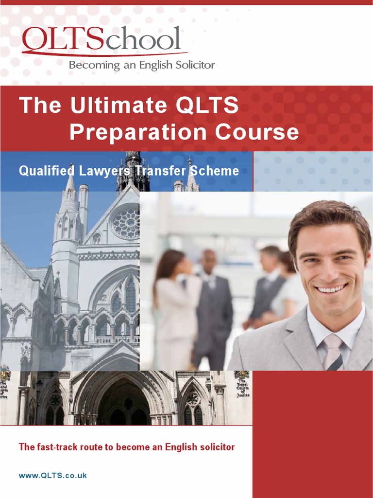 The Ultimate QLTS Preparation Course: Qualified Lawyers Transfer Scheme | PDF | Solicitor | Tutor
