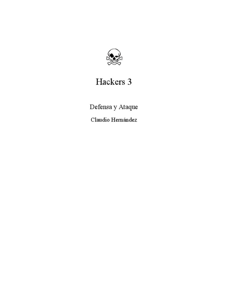 Hackers 3 PDF | PDF | Hacker de seguridad | Unix