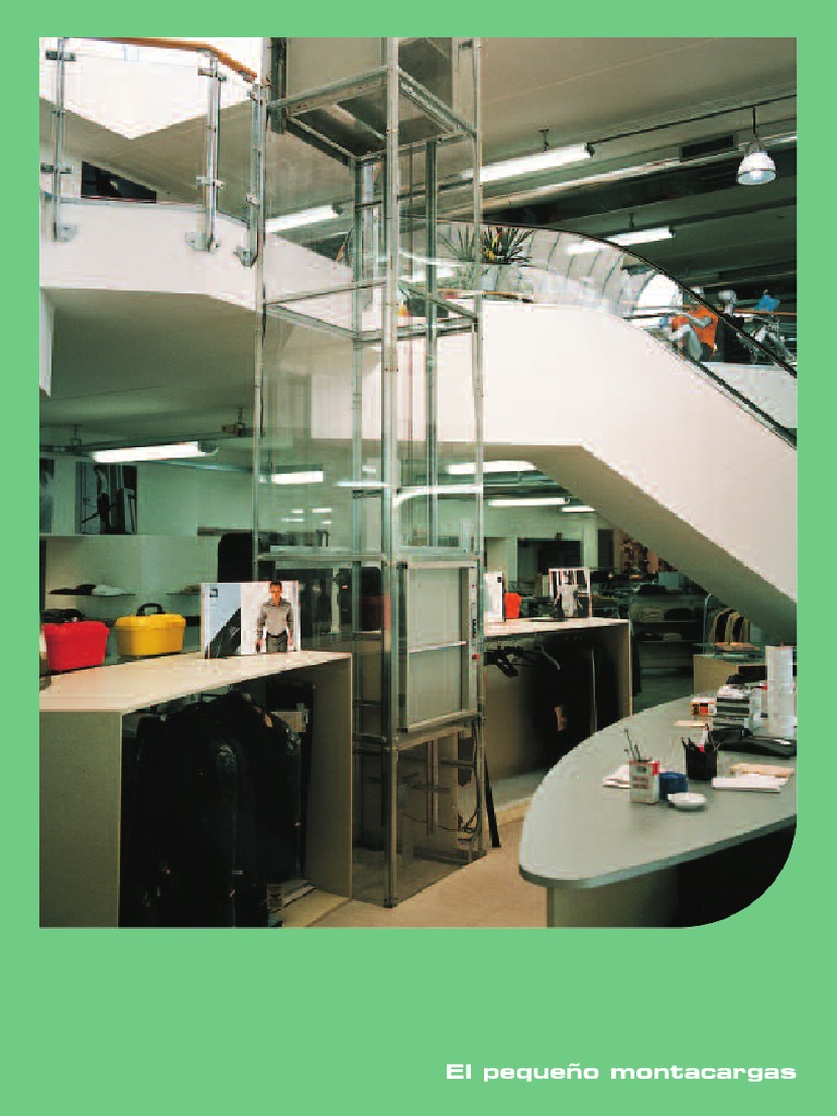 Montaplatos | PDF | Ascensor | Máquina elevadora