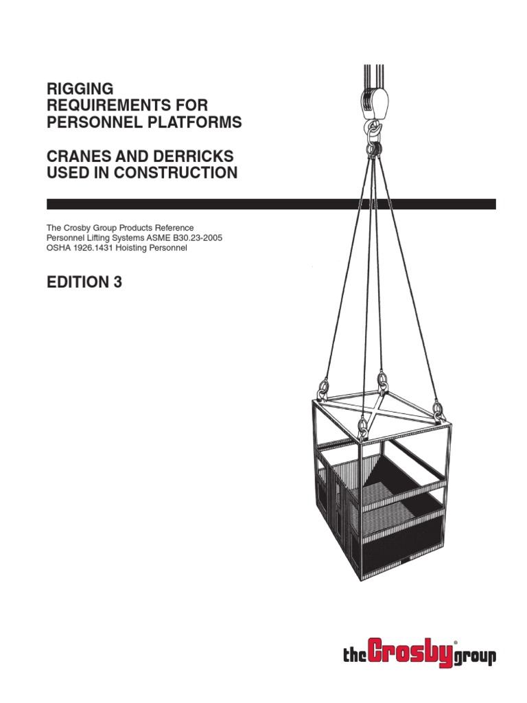 Crosby Rigging Equipment | PDF | Elevator | Crane (Machine)