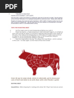 Beef Made Easy Cut Chart | PDF
