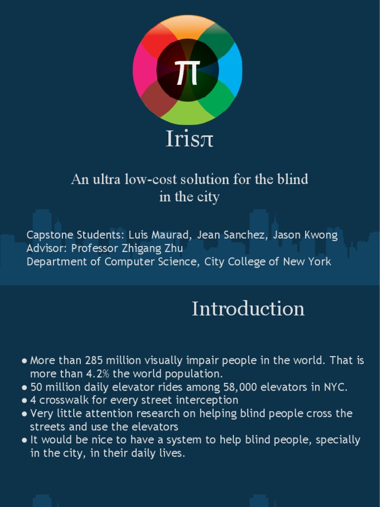 Iris Pi | PDF | Visual Impairment | Computer Vision