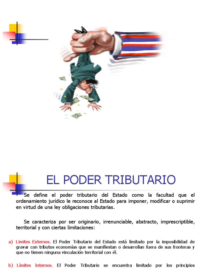 El poder tributario del Estado y sus límites constitucionales | PDF ...