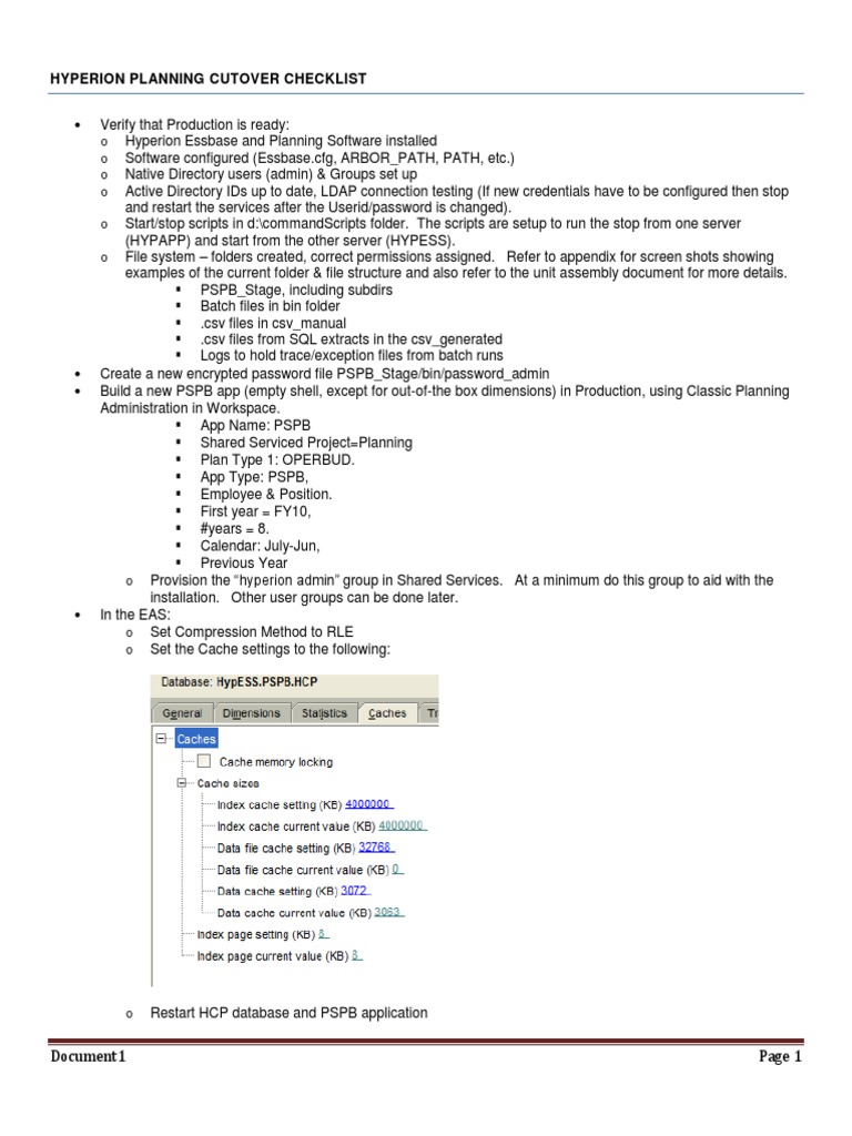 Cutover Plan | Computer File | Databases