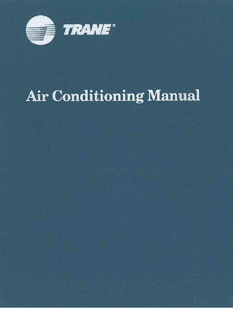Trane Air Conditioning Manual Part-1 | PDF | Business