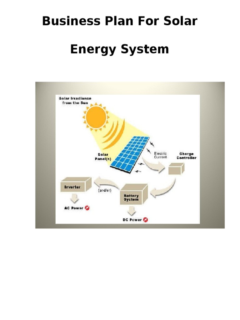 Business Plan For Solar Energy System | PDF | Solar Power | Battery ...