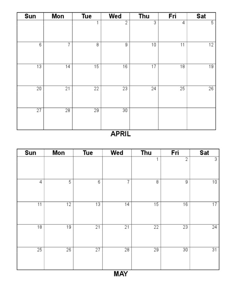 Sun Mon Tue Wed Thu Fri Sat: April | PDF