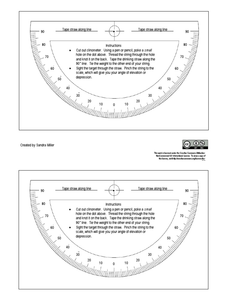 Clinometer (2-Up) | PDF