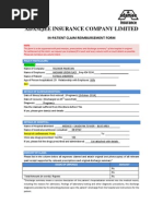 QIC - NAS Claim Form | PDF | Patient | Health Care