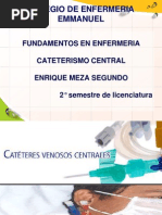 Cuidado de Enfermería para Retiro Del Catéter Venoso Central CVC | PDF ...