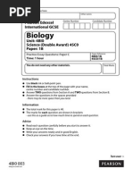 Edexcel IGCSE - Biology Questions | PDF | Wellness | Science & Mathematics