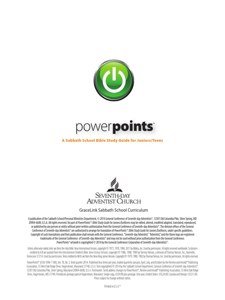 3rd Quarter 2014 Powerpoints For Juniors Lesson Introduction | PDF ...