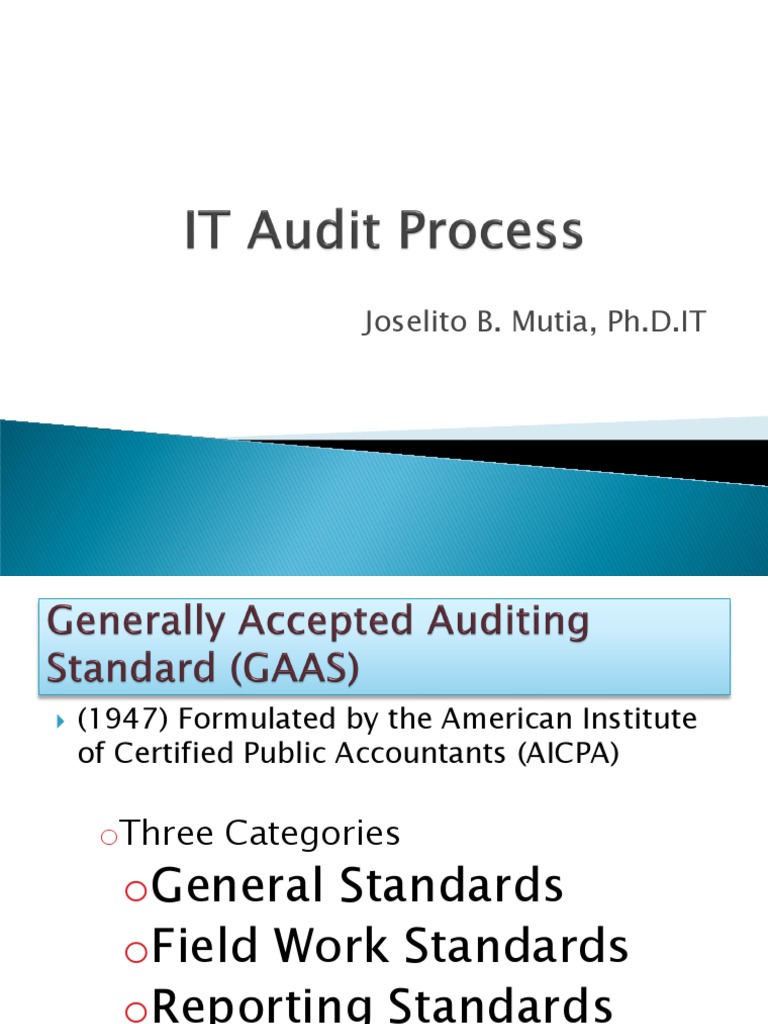 IT Audit Process | PDF | Financial Audit | Audit