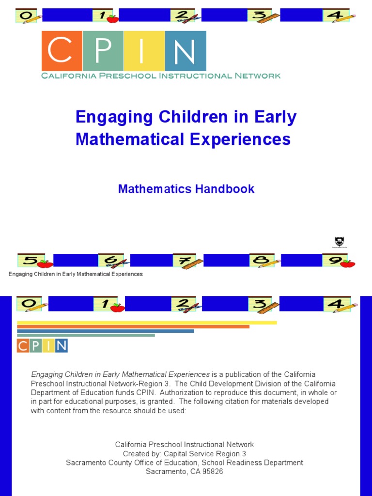 Engaging Children in Early Mathematical Experiences | PDF