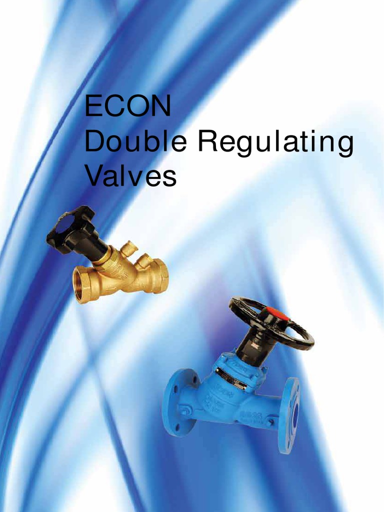 Econ Double Regulating Valves | Valve | Battery Charger