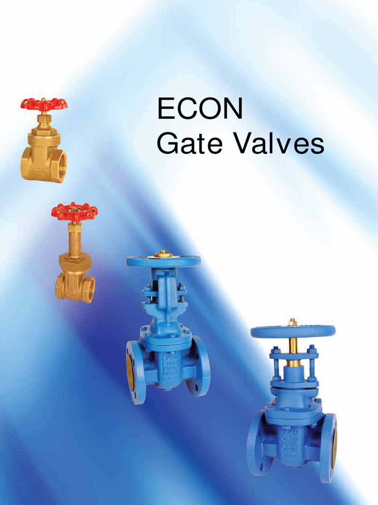 Econ Gate Valves | PDF | Valve | Cast Iron