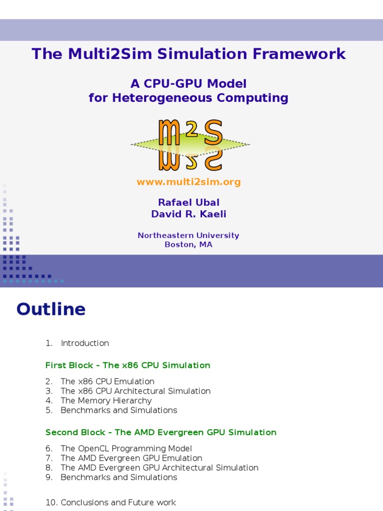 Multi2sim-M2s Simulation Framework | PDF | Cpu Cache | Thread (Computing)