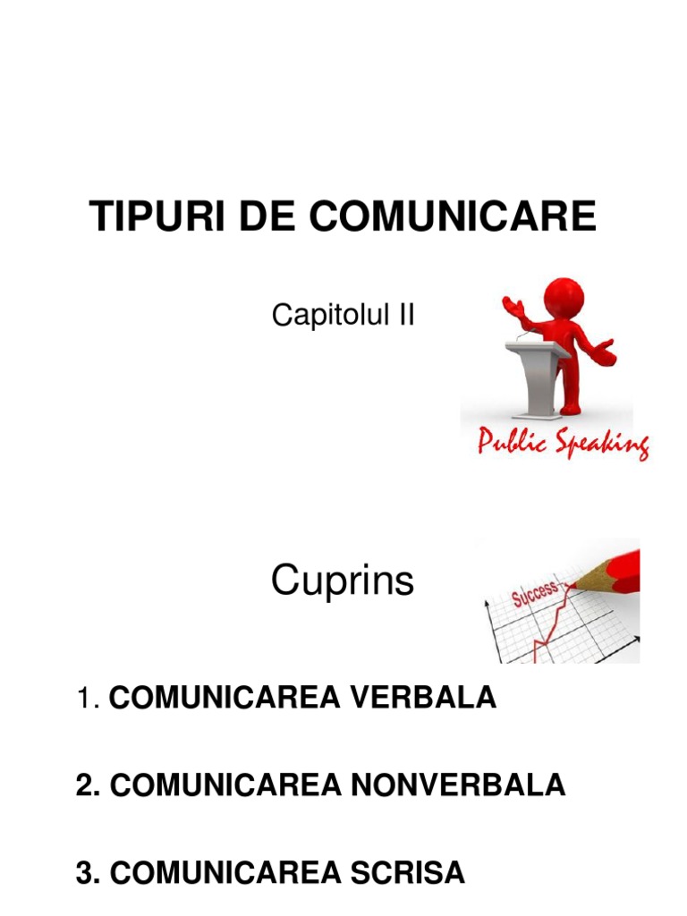 Tipuri de Comunicare | PDF