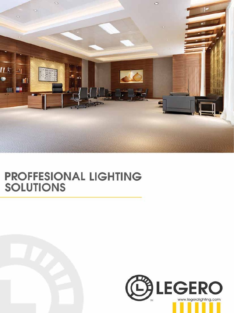 Company Exposition - Legero Lighting | PDF | Lighting | Light Emitting ...