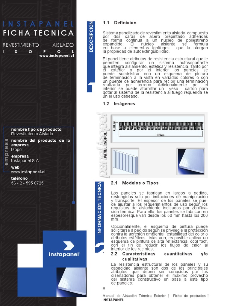 ISOPOL | PDF | Aislamiento térmico | El hombre hace Materiales