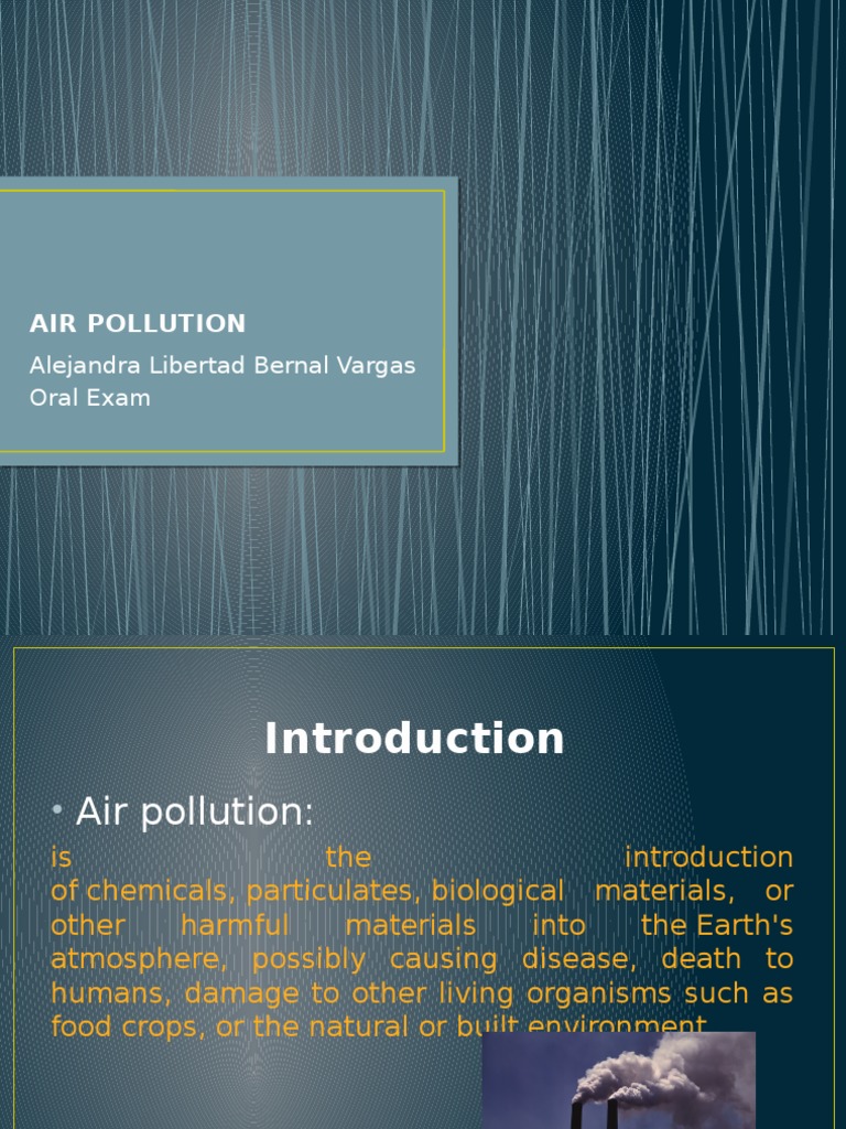 Air Pollution: Causes and Effects | PDF