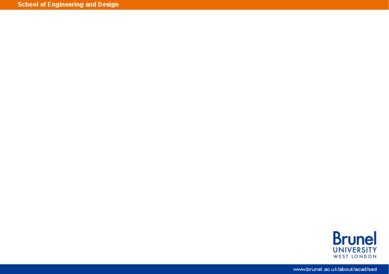 Brunel University Engineering School | PDF