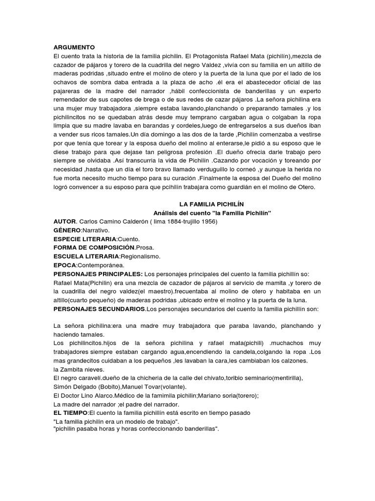 Familia Pichilin | PDF | Toreo | Ocio