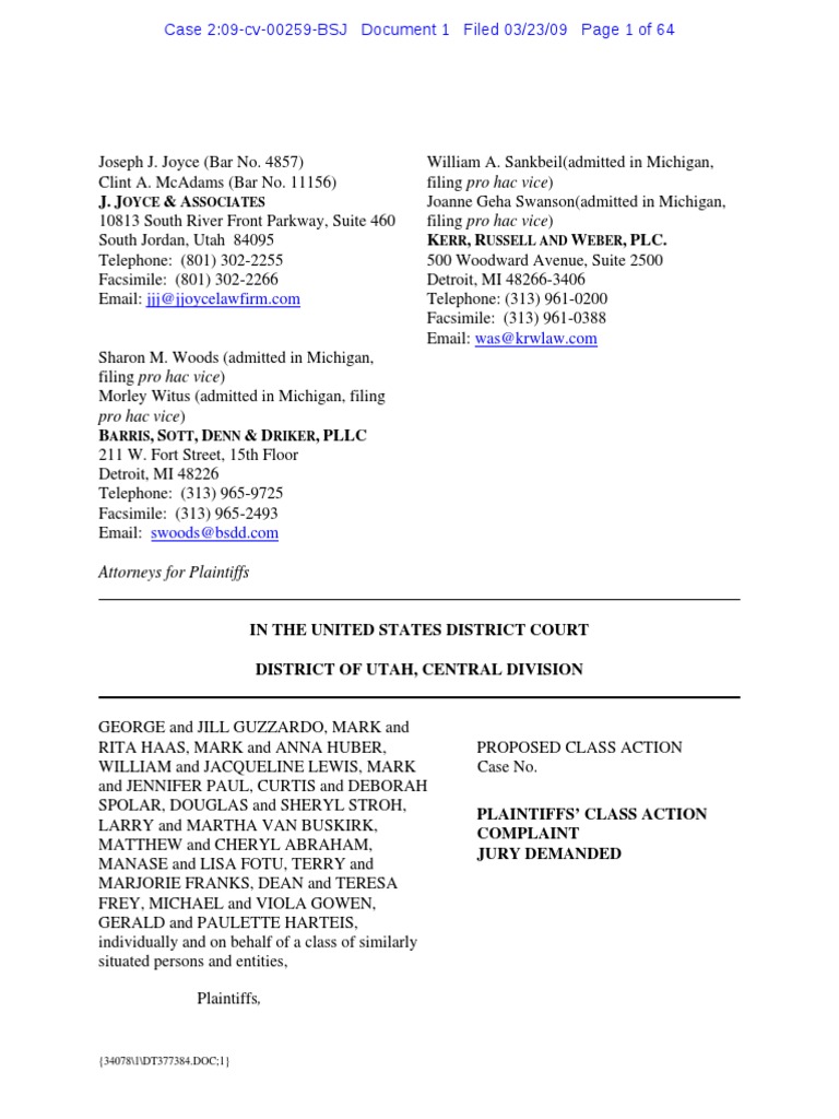 Class Action Against Quixtar | PDF | Legal Concepts | Common Law