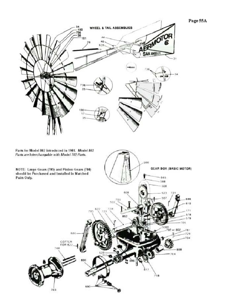 AERMOTOR Windmill Catalog Page55a 55b | PDF