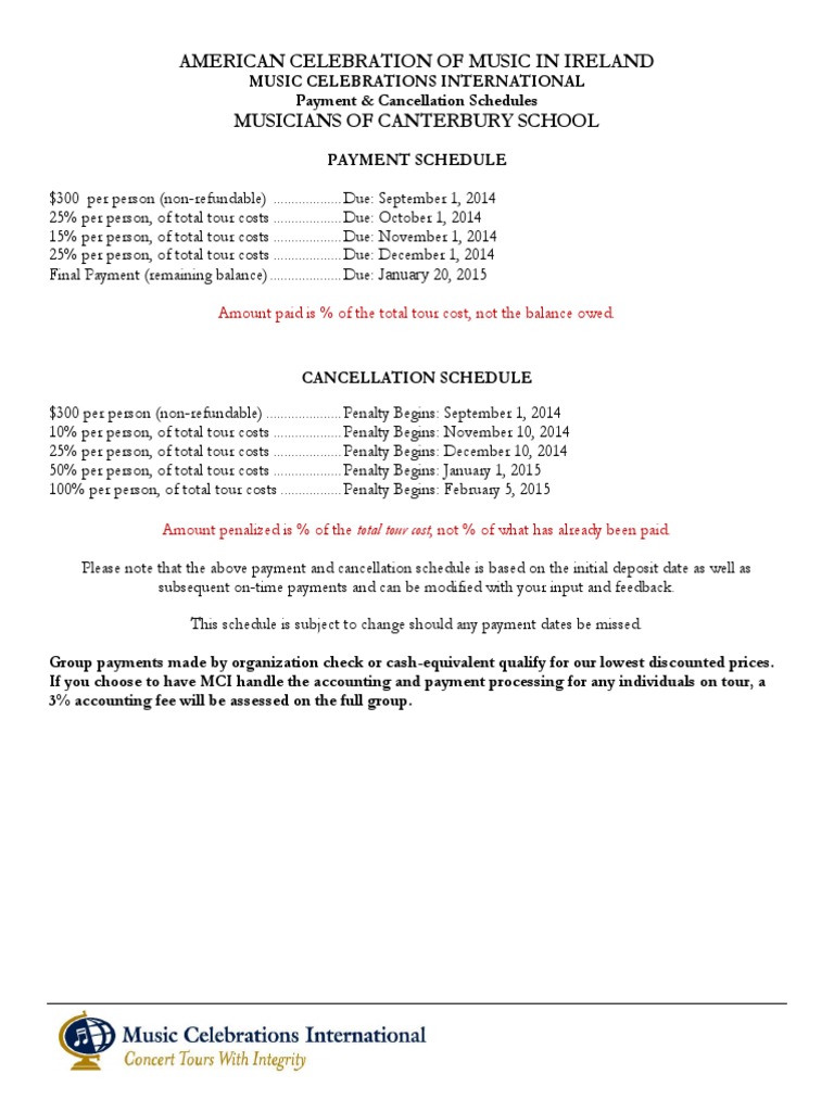 Paymentschedule | PDF