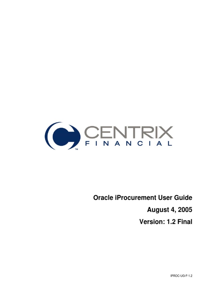 Oracle IProcurement User Guide | PDF | Login | Password