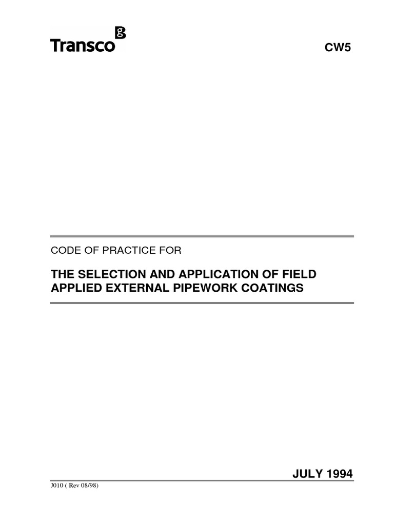 CW5 | Download Free PDF | Pipe (Fluid Conveyance) | Industries