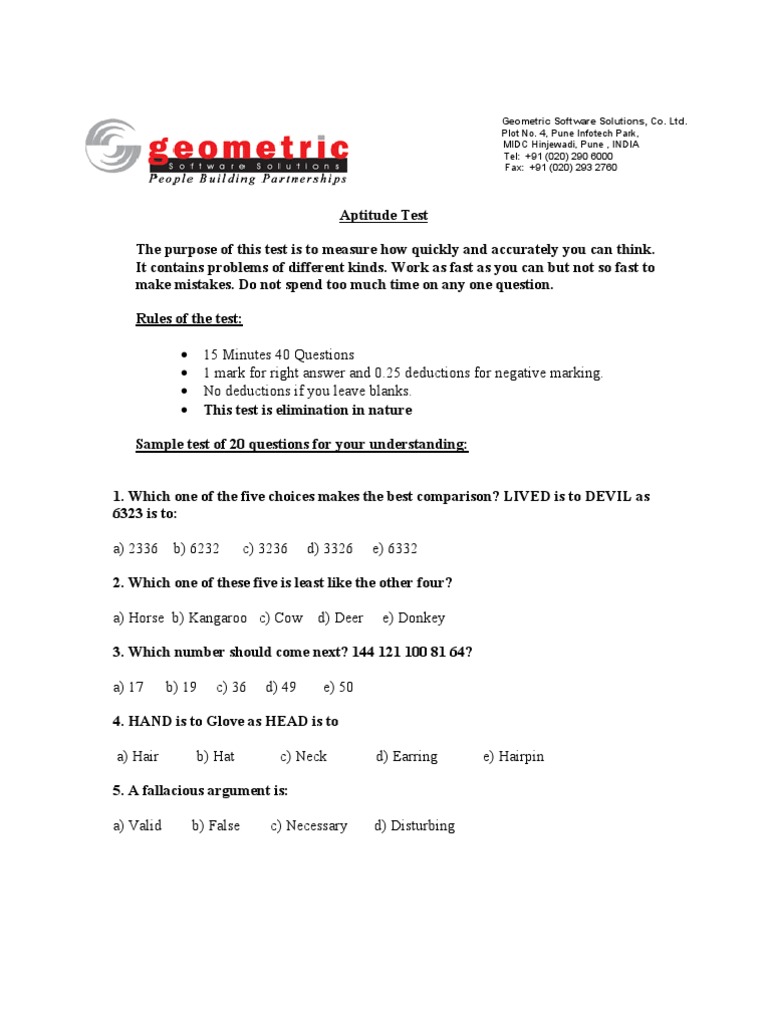 Geometric Software Solutions, Co. Ltd. Plot No. 4, Pune Infotech Park ...