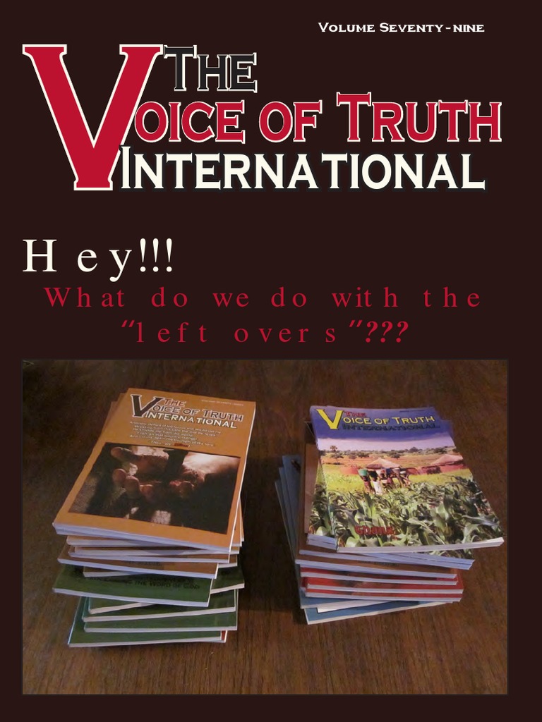 The Voice of Truth International, Volume 79 | Jesus | Baptism