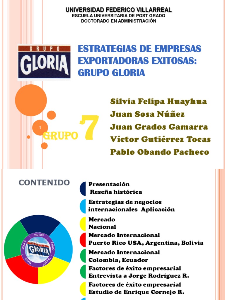Grupo Gloria | PDF | Leche | Marketing