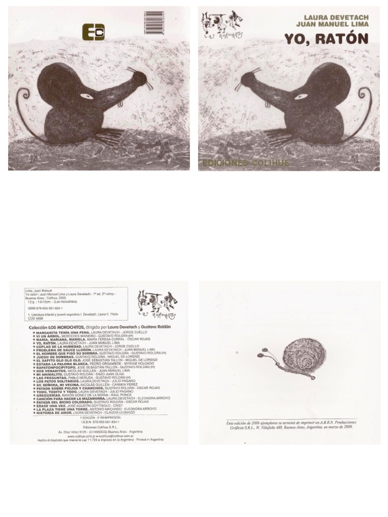 Yo Ratón Laura Devetach | PDF