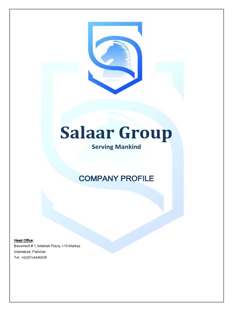 Salaar Group Company Profile 2014 | PDF | Construction Management | Security