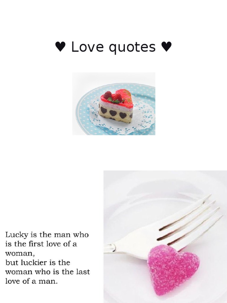 Love Quotes | PDF