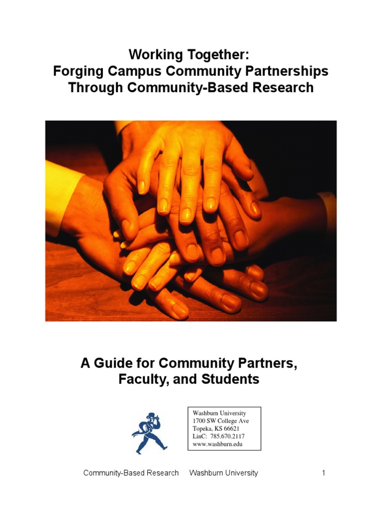 Washburn Community Based Research Brochure With Forms | PDF | Truth ...