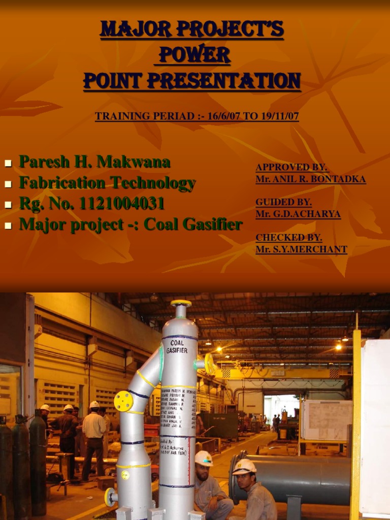 Major Project'S Power Point Presentation | PDF